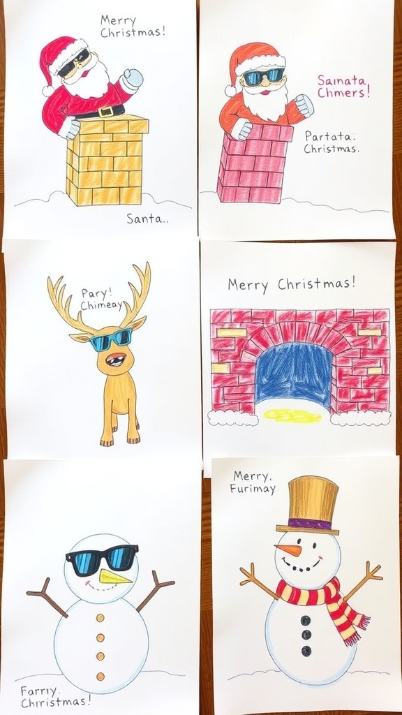 Funny Christmas Drawing Ideas